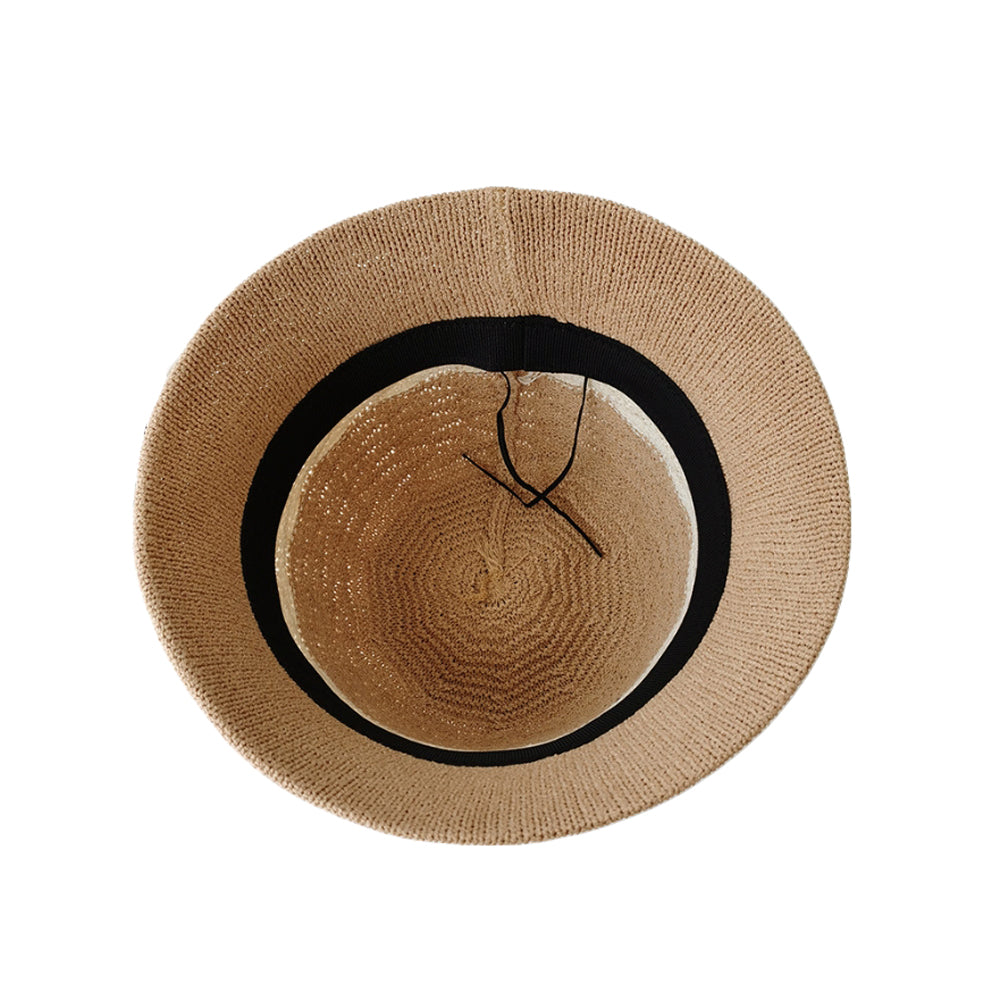 Crochet Bucket Hat Knit Fishing Hat Floppy Sun Hat Outdoor Packable ...